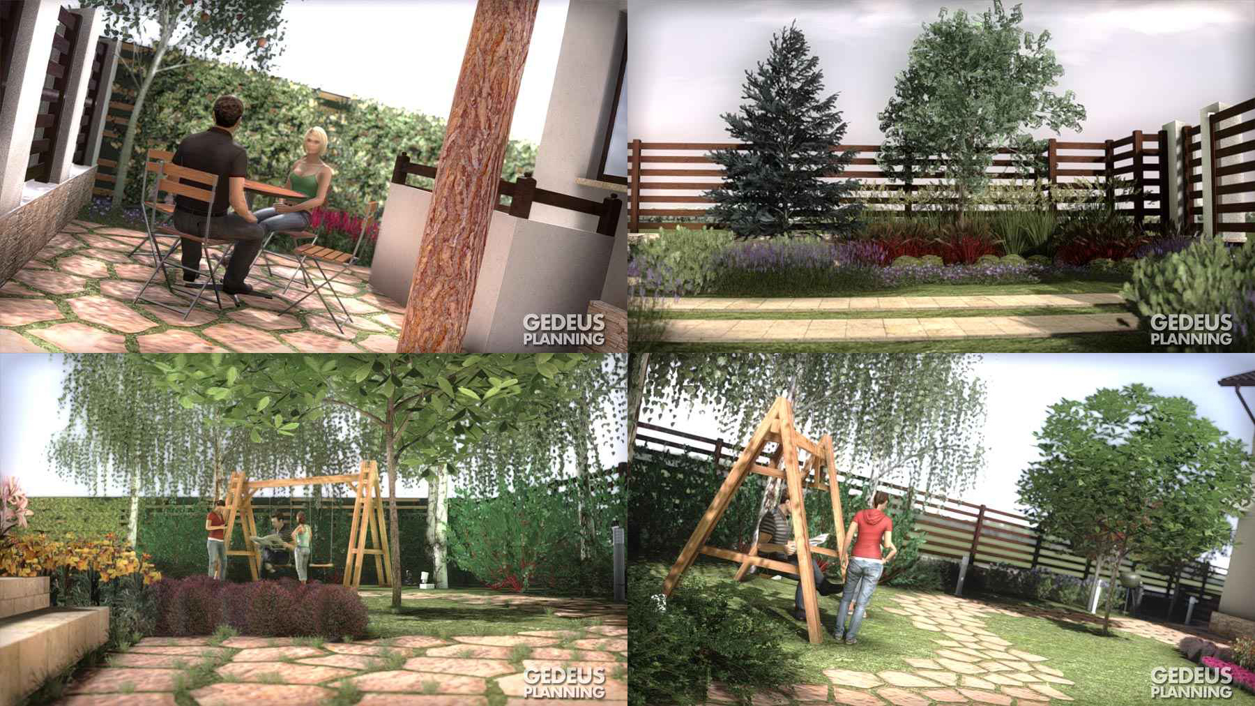 Simulari 3D - GEDEUS | Amenajări Grădini